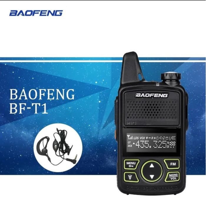 Jual HT BAOFENG MINI SINGLE BAND UHF - BAOFENG BF T1 MINI HANDY TALKY ...