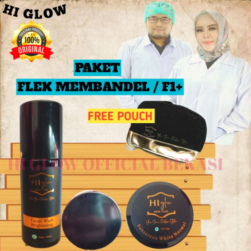 Jual Paket Flek Hitam Membandel ( F1+ ) Hi Glow Skin Care Original ...