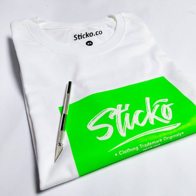 Jual KAOS STICKO SUPPLY COMPANY (NEON BOX) | Shopee Indonesia