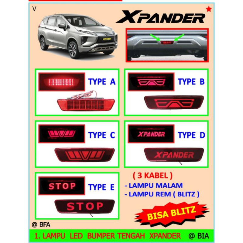Jual Lampu led bumper tengah xpander | Shopee Indonesia