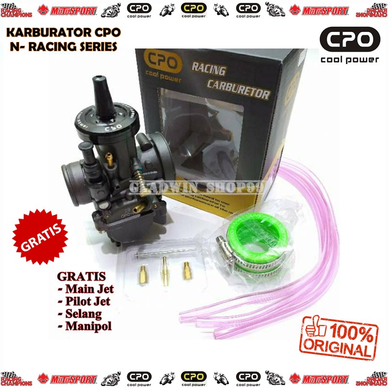 Jual Karburator CPO N- series racing airstrike pwk 24 - 26 - 28 - 30 original | Shopee Indonesia