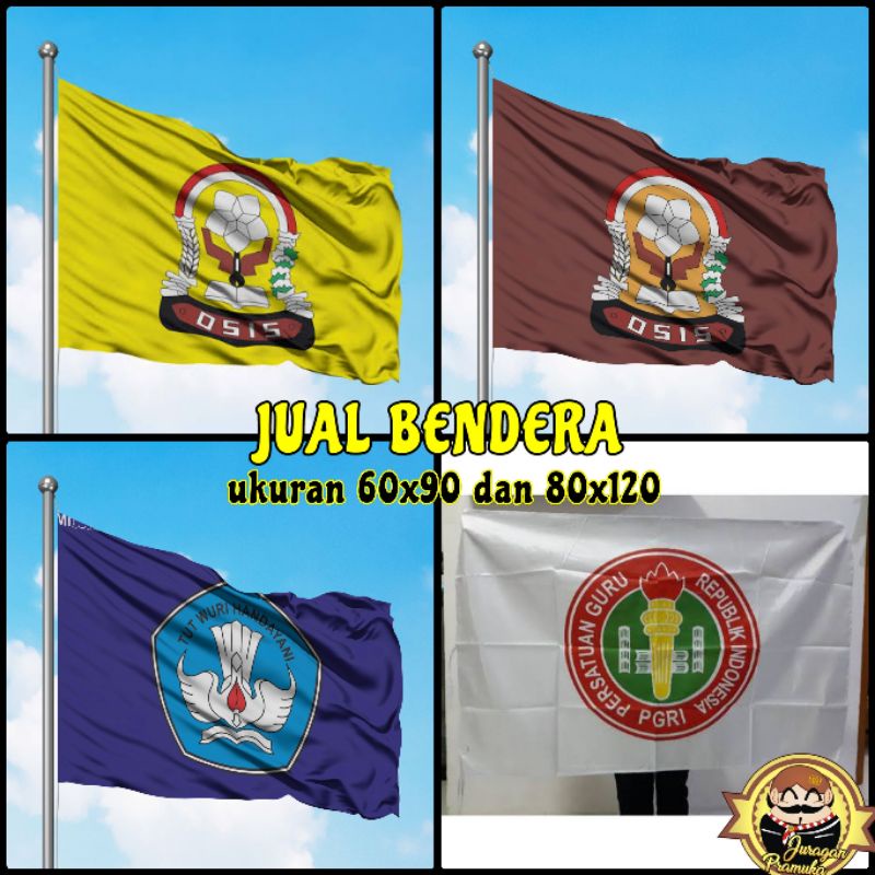 Jual BENDERA KAIN BENDERA OSIS SMP/SMA/PGRI/TUT WURI HANDAYANI | Shopee ...