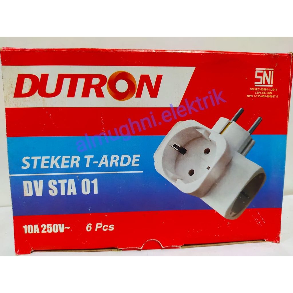 Jual Steker T-Multi Arde DUTRON / Steker T Arde DUTRON - DV-STA-01 /T ...
