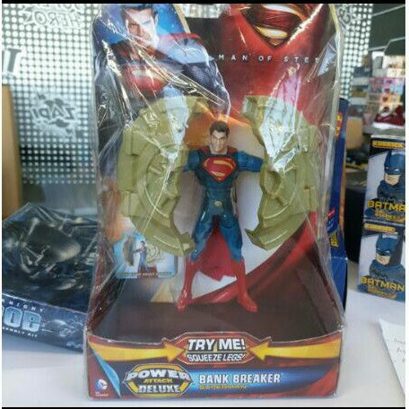 Jual DC Comics Superman Man Of Steel Bank Breaker Superman Mattel ...