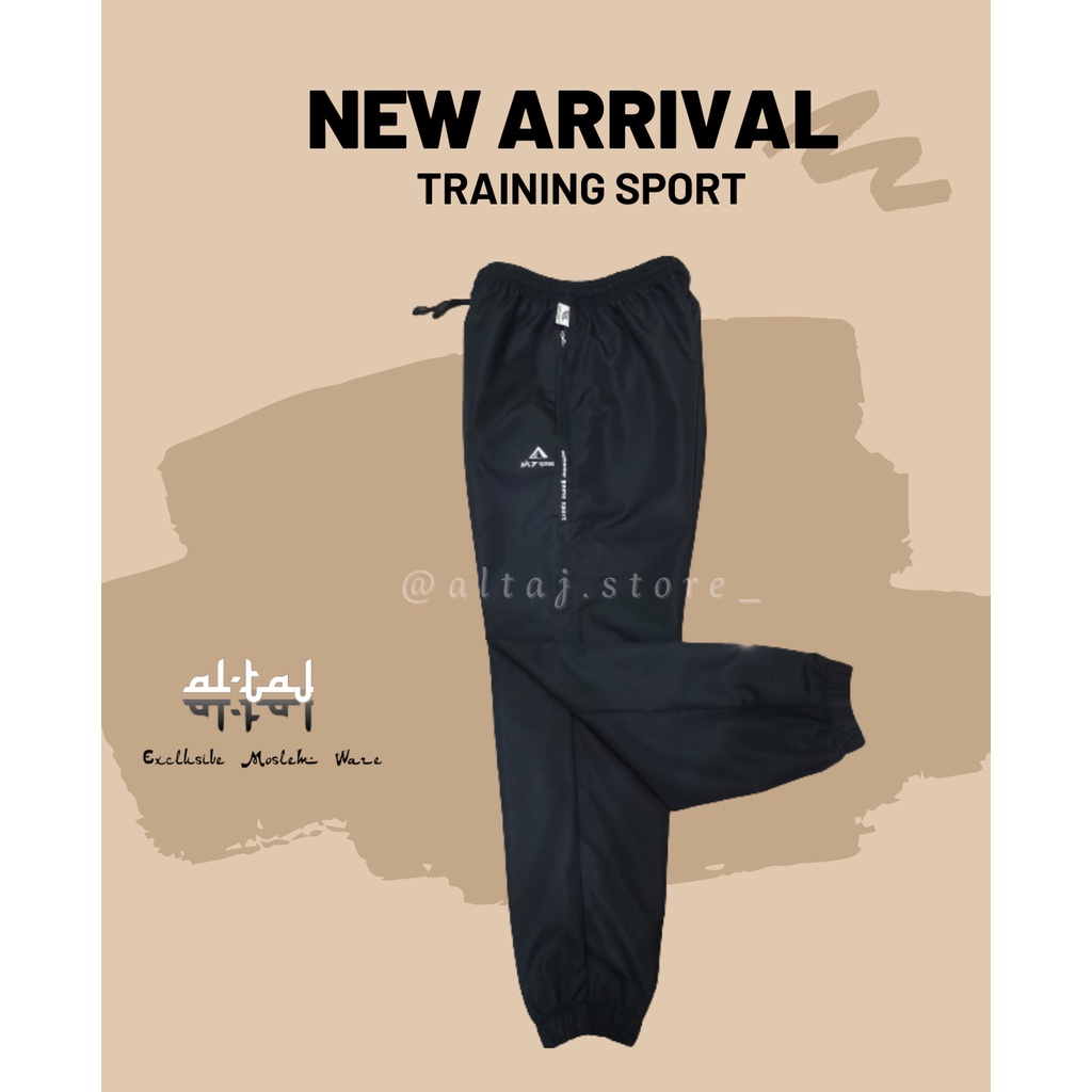 Jual CELANA TRAINING PARASUT SPORT PANJANG GYM RUNNING - CELANA ...