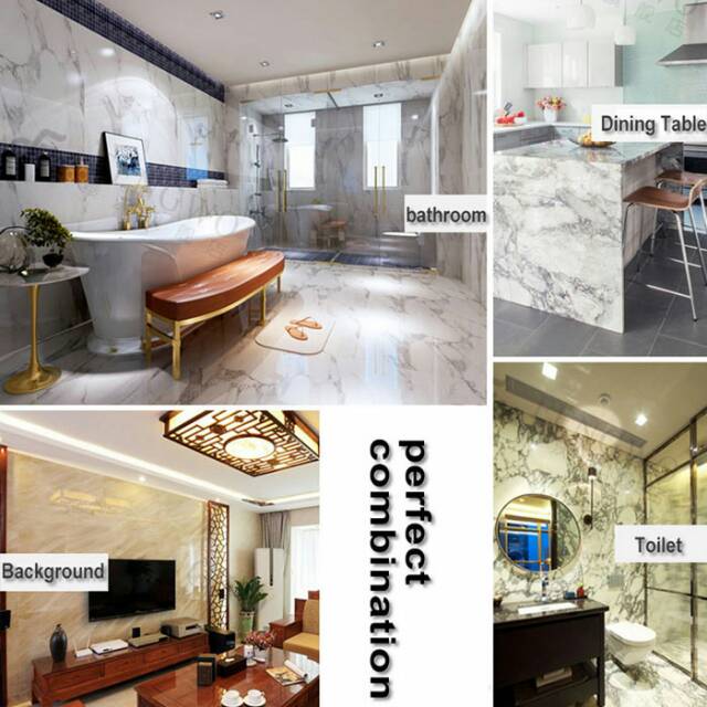 Jual Kitchen Sticker Granit Marble 60cmx5m | Shopee Indonesia