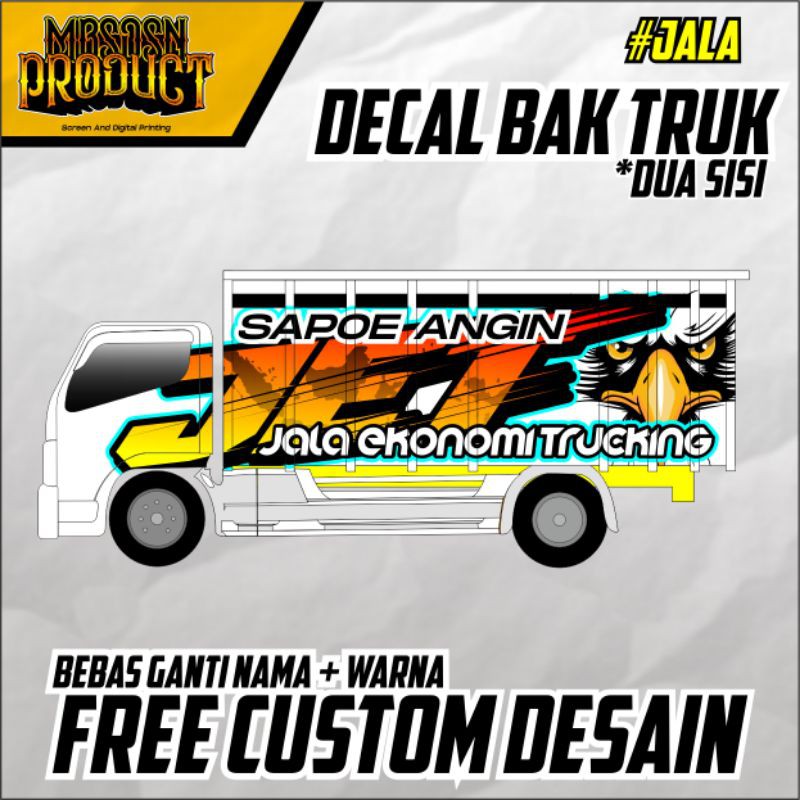 Jual STIKER DECAL BAK TRUK PRINT | Shopee Indonesia