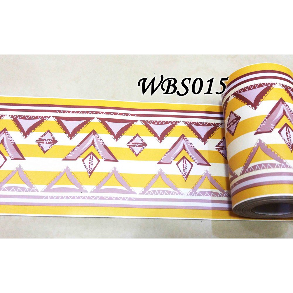 Jual WBS015 YELLOW TRIANGLE BORDER STICKER 10MX10 CM | Shopee Indonesia