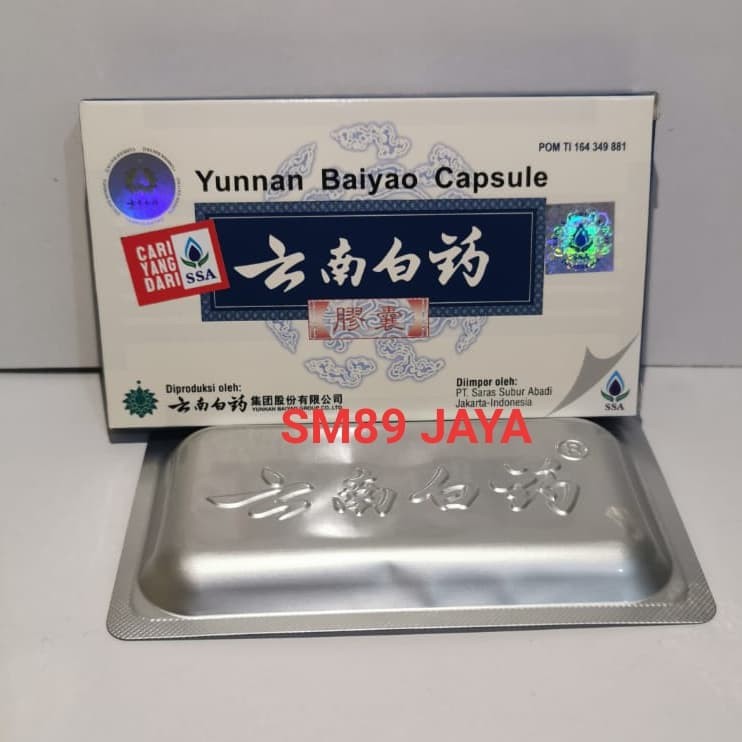 Jual yunnan baiyao kapsul obat herbal cina tradisional patah tulang ...
