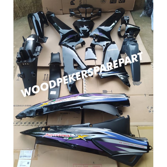 Jual FULL BODI HALUS KASAR HONDA KHARISMA 125 X PLUS STRIPING | Shopee ...