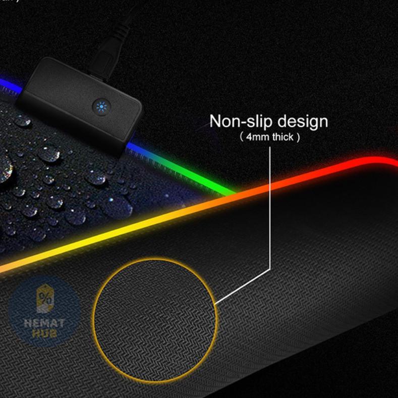 Jual Mouse Pad Gaming RGB XL LED Glowing High Precision Jumbo Mousepad ...