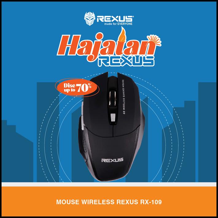 Jual Rexus Rx109 Xierra Professional Wireless Gaming Mouse | Shopee Indonesia