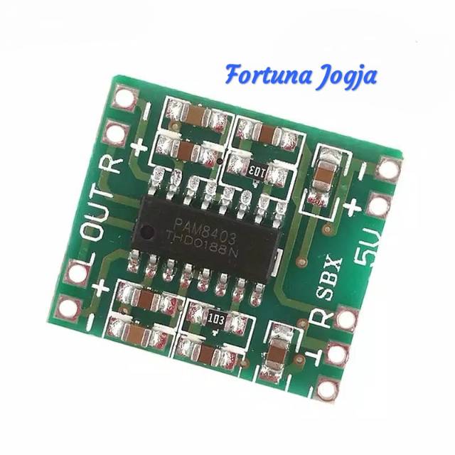 Jual Modul PAM8403 Mini 5V USB Digital Amplifier Board Stereo 2 Channel ...