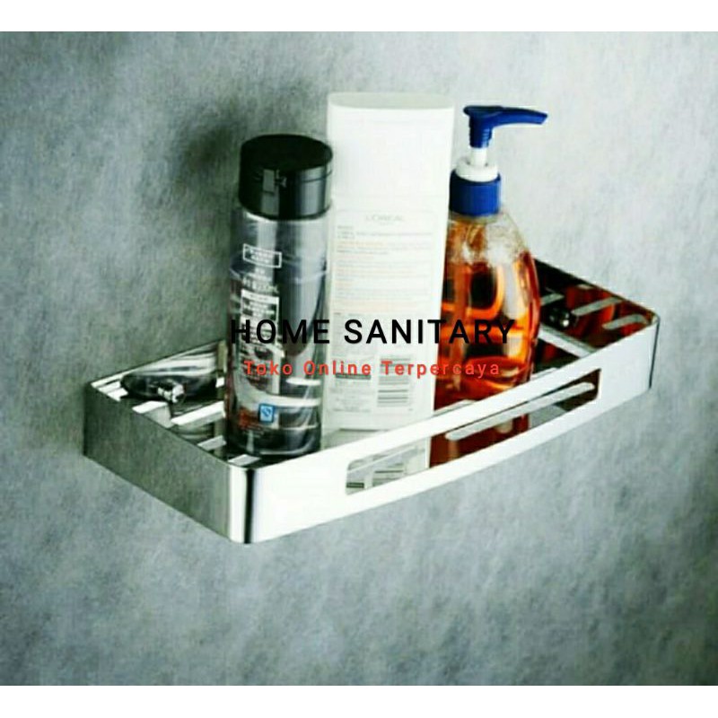Jual RAK SABUN DATAR STAINLESS 304 RAK SABUN KAMAR MANDI | Shopee Indonesia