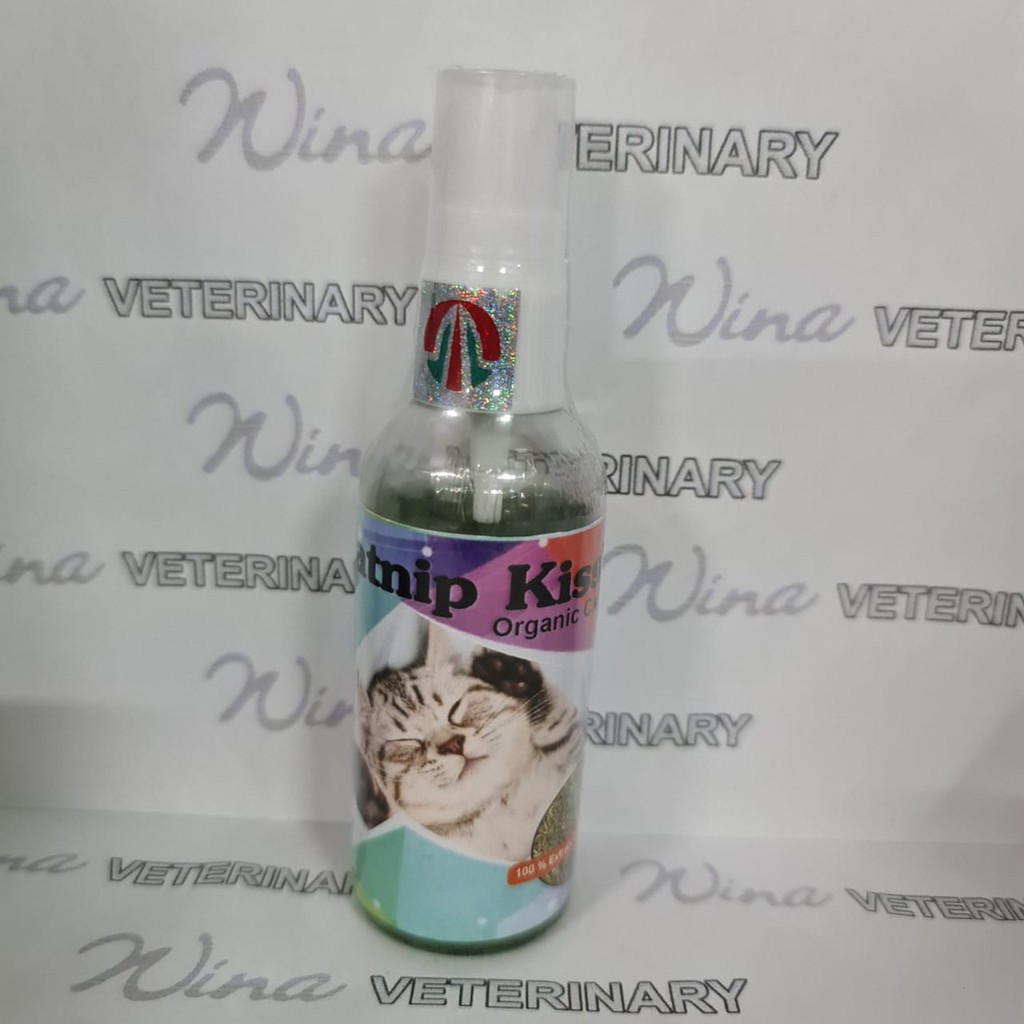 Jual Katnip Kiss Cat 60 ml - Catnip Spray Organic Catnip Penghilang Stress Kucing | Shopee Indonesia
