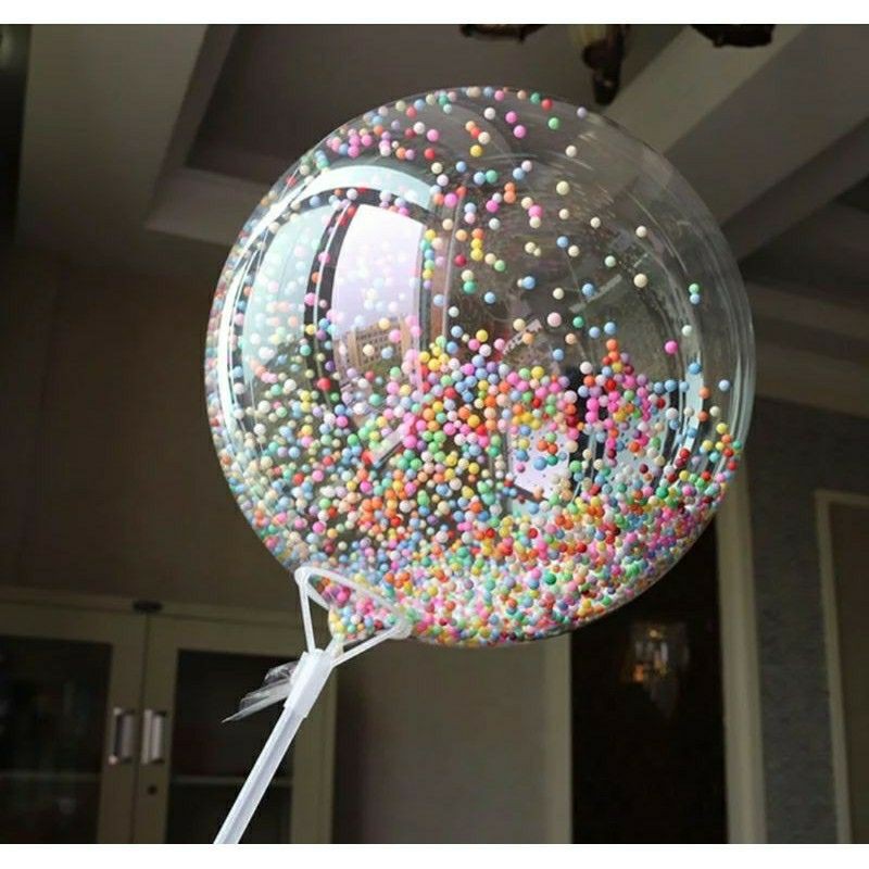 Jual stick stik balon besar warna khusus balon foil pvc | Shopee Indonesia