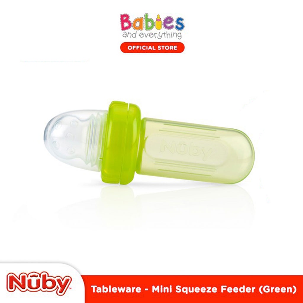 Jual Nuby Kids Mini Squeeze Feeder - Alat Makan Bayi (Green) | Shopee Indonesia