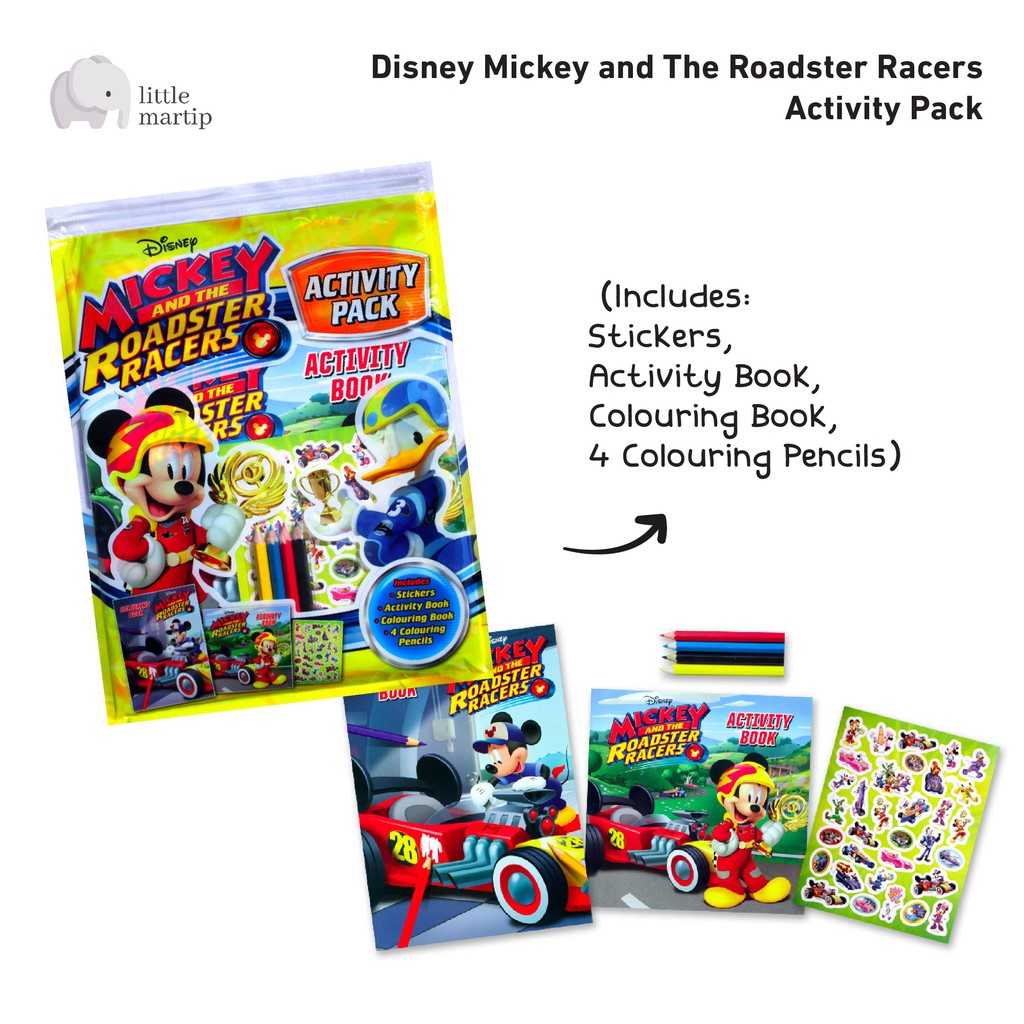 Jual Disney Mickey and The Roadster Racers Activity Pack (Includes ...