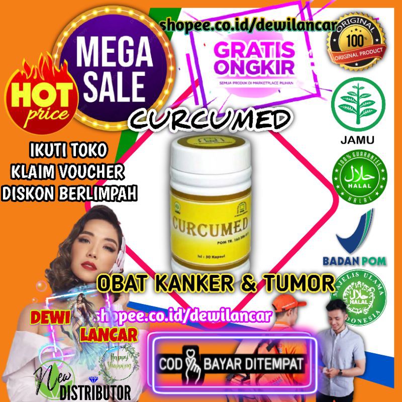 Jual CURCUMED NATURAL ASLI 100% ORIGINAL NASA OBAT PENGHILANG BENJOLAN ...