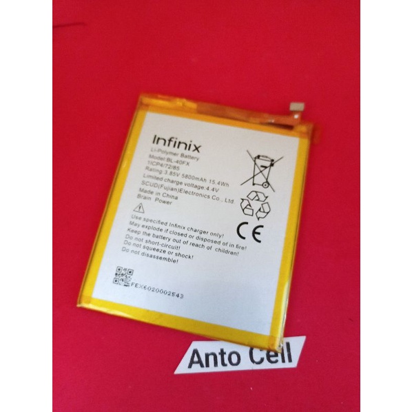 Jual Baterai batre infinix Zero 4 plus X602 BL40FX X603 X574 BL-40FX ...
