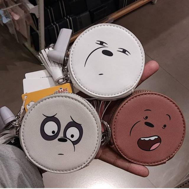 Jual Miniso Dompet We Bare Bears-Round Coin Purse | Shopee Indonesia