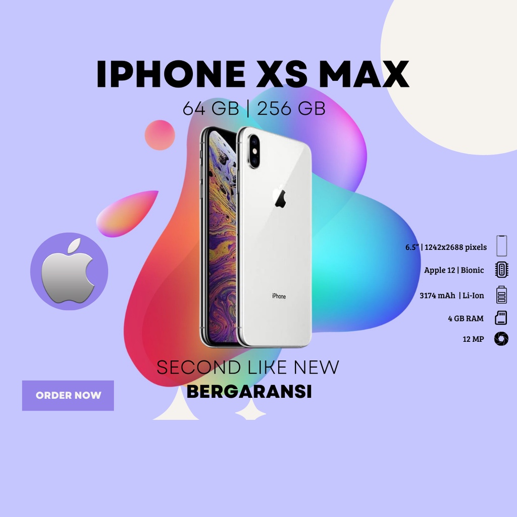 Jual iPhone XS Max 256 GB Second Original | Shopee Indonesia