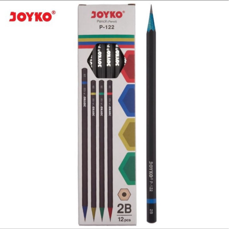 Jual Pensil 2B Joyko P-122 ( 12 pcs ) | Shopee Indonesia
