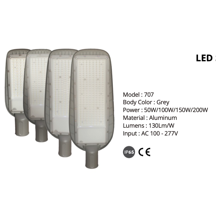 Jual Vas New Lampu Pju Led Slim 50 100 150 200w Shopee Indonesia