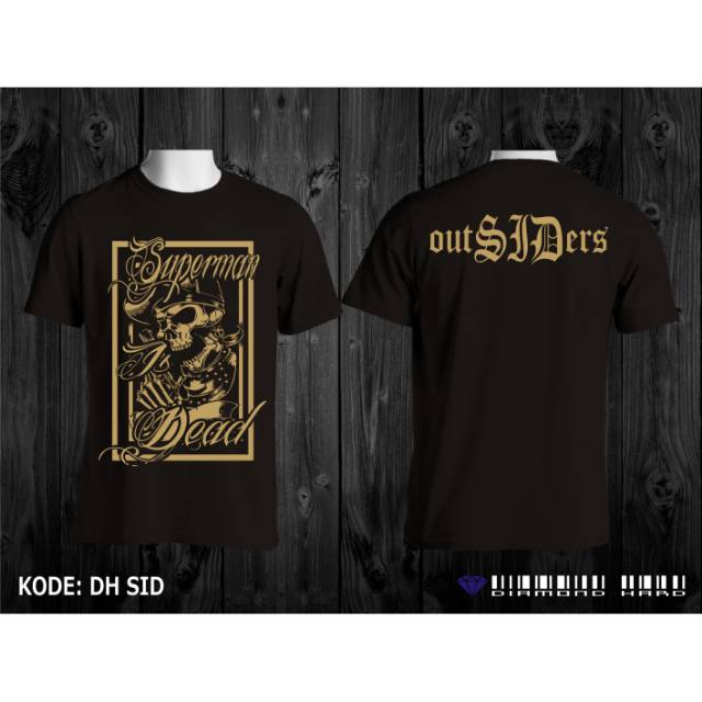 Jual KAOS SID SUPERMAN IS DEAD KODE DH SID | Shopee Indonesia