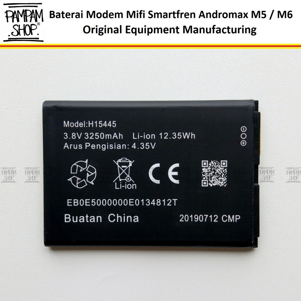 Jual Baterai Modem Mifi Smartfren Andromax M5 M6 4G LTE H15445 Batre ...