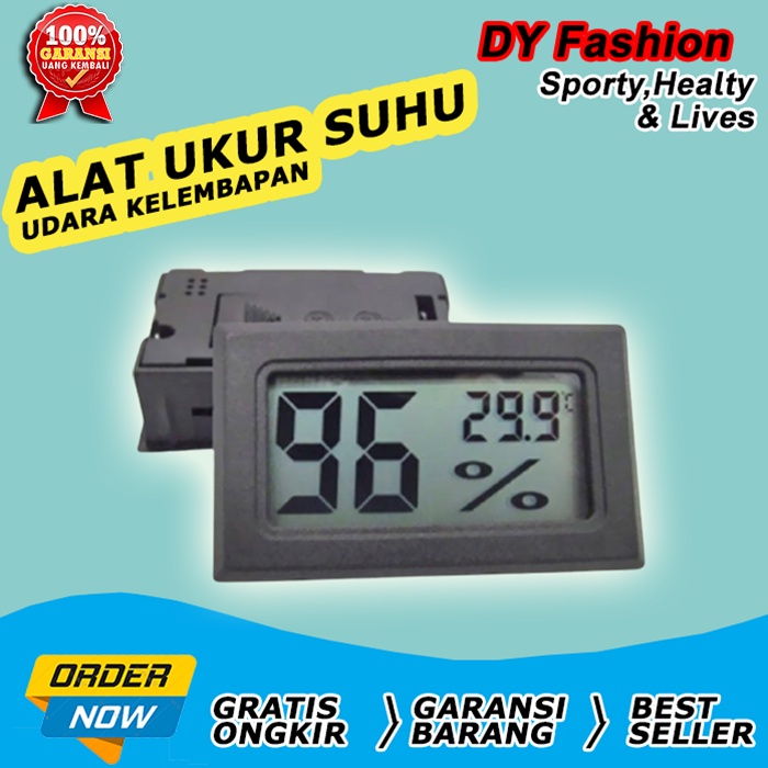 Jual termometer suhu ruangan Thermometer Digital MN61 Hygrometer alat ...
