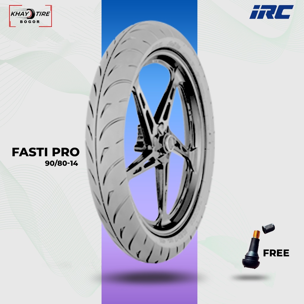 Jual Ban Motor Matic - IRC FASTI PRO 90/80 Ring 14 Tubeless | Shopee ...