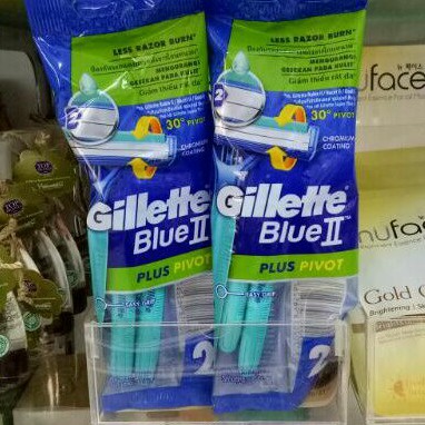Jual Gillette Blue II plus pivot - 2s | Shopee Indonesia
