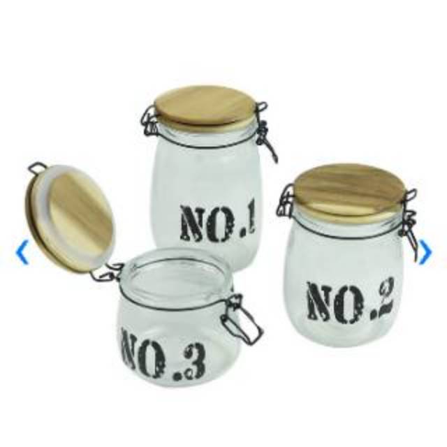 Jual Appetite Halona storage jar set 3 informa | Shopee Indonesia