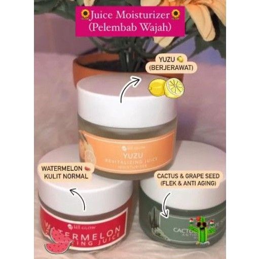 Jual Moisturizer Ms Glow/ Yuzu Cactus Watermelon | Shopee Indonesia