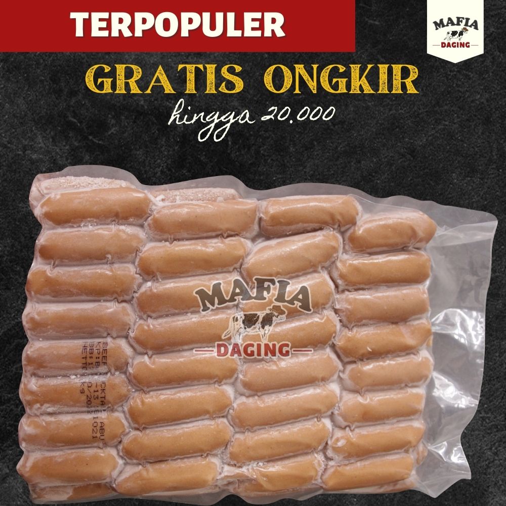 Jual Sosis Daging Sapi / Beef Cocktail Sausages Halal 1 kg | Shopee ...