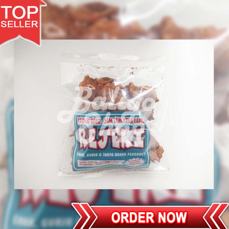 Jual Kerupuk Samcan Babi 3 Lapis 200 gr REJEKI Oleh Oleh Khas Bali ...