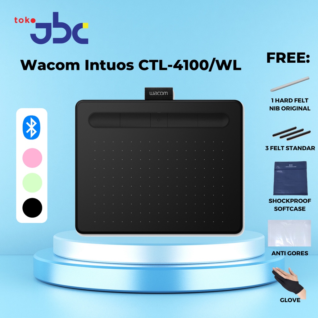 Jual Pen Tablet Wacom Intuos Bluetooth CTL 4100WL/ CTL-4100WL / CTL ...