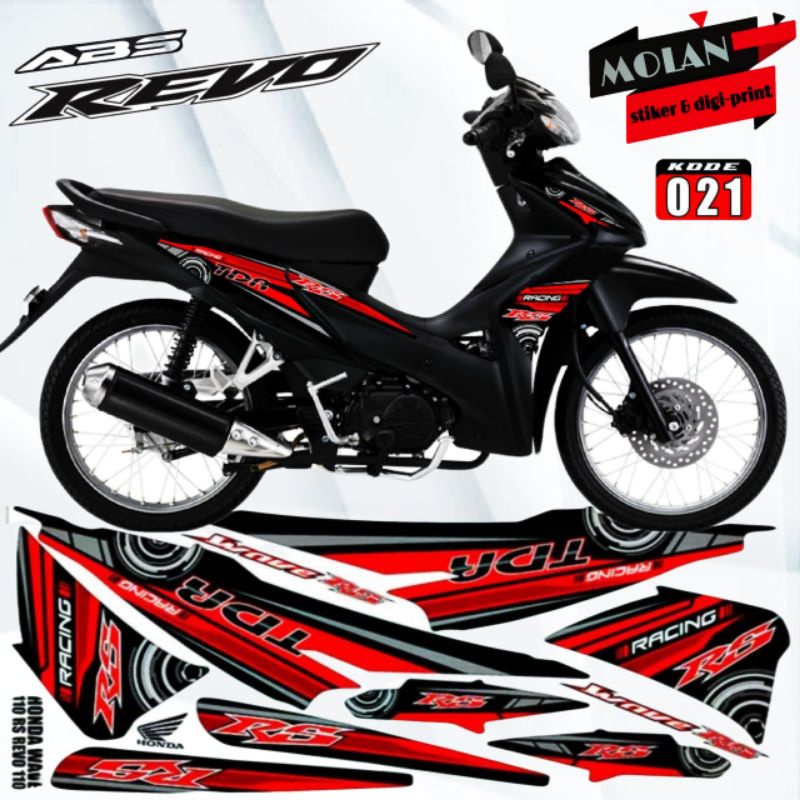 Jual Decal Sticker Striping Variasi Revo Absolute 110 2010-2013 / Revo ...
