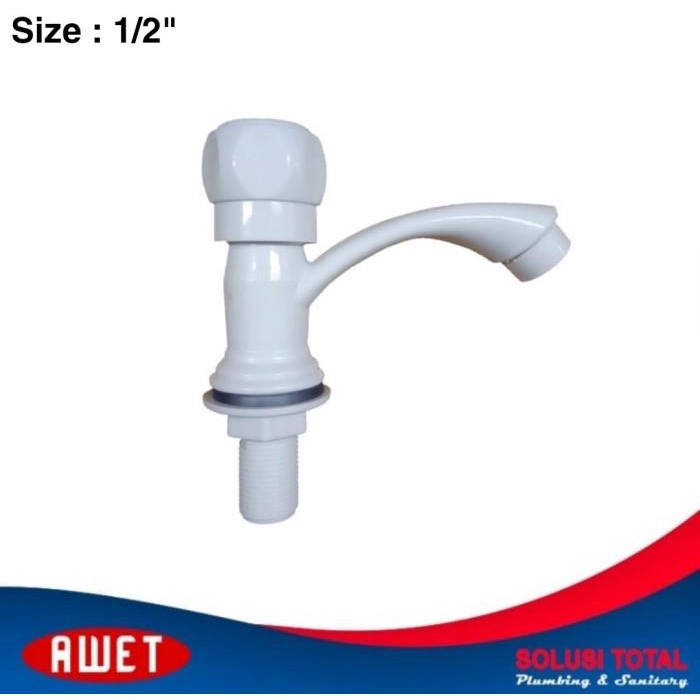 Jual Kran Wastafel Pvc Awet Wk 02 1/2" Keran Meja / Tanam Wk 02 Awet ...