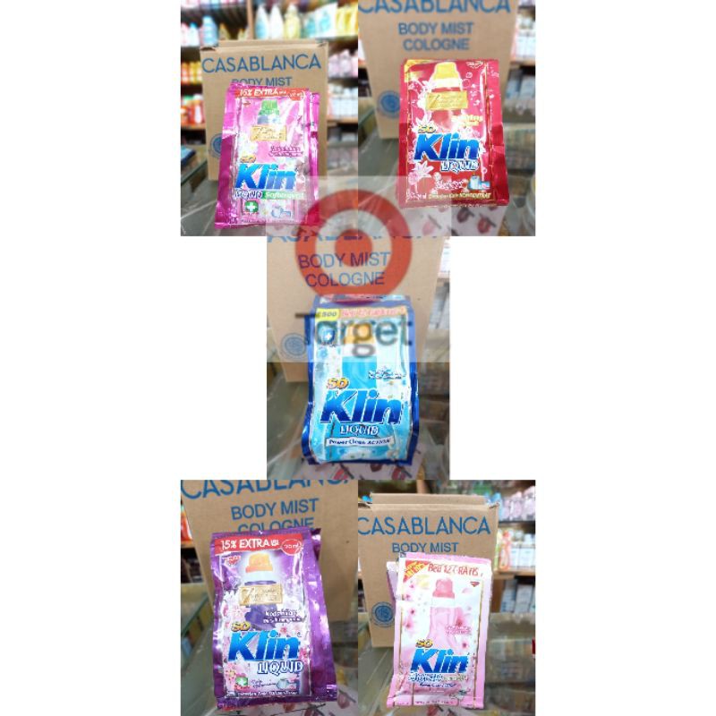 Jual So Klin Liquid Renceng 22ml (1 Renceng = 6 Saset) | Shopee Indonesia