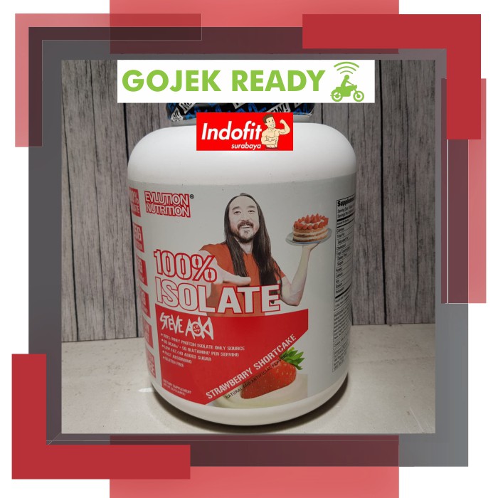 Jual EVL Isolate Whey Protein 5 Lbs lb Steve Aoki Evolution Nutrition ...
