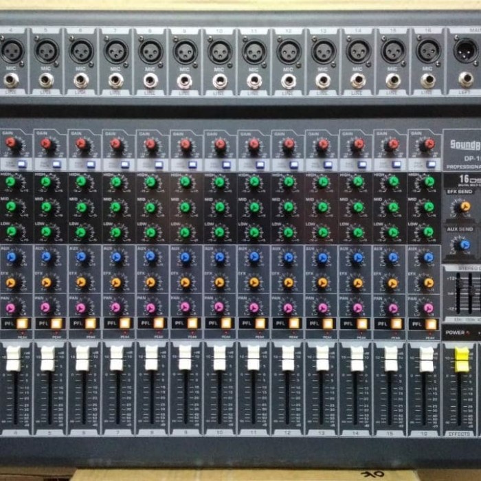 Jual Power Mixer Soundbest Dp16 Usb Bluetooth Original Mixing 1000Watt ...