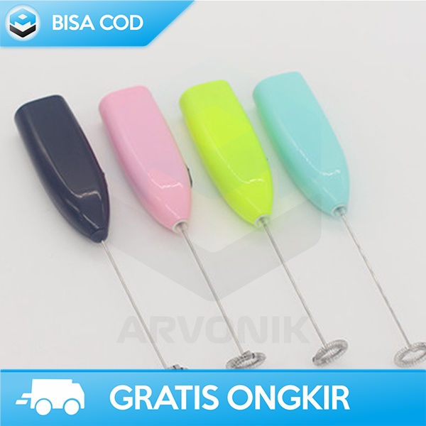 Jual HAND MIXER MINI PORTABLE PEMBUIH KOPI ELEKTRIK PRAKTIS STAINLESS ...