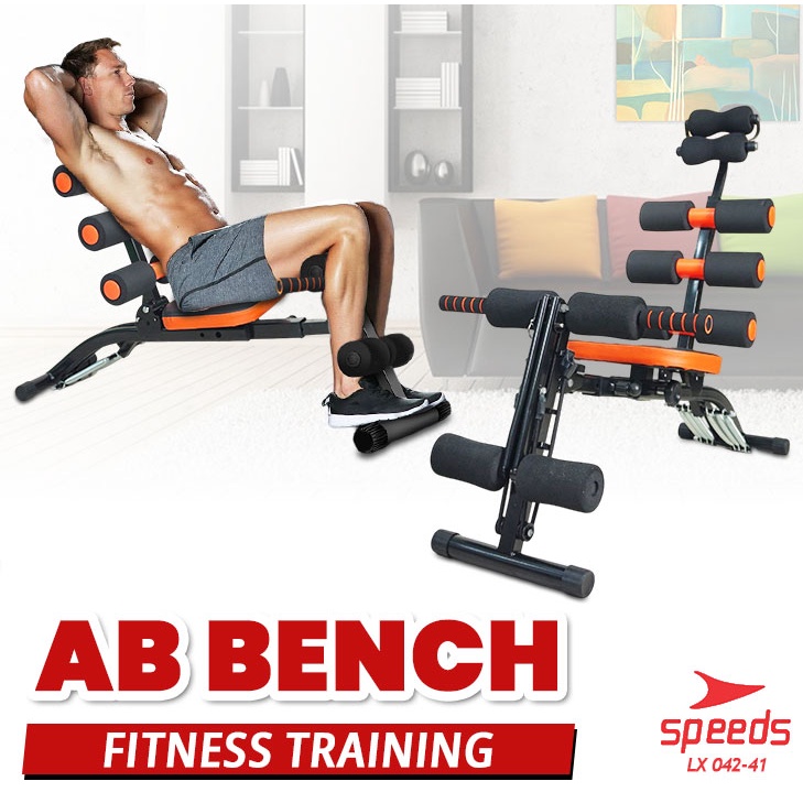 Jual SPEEDS Sport Sit Up Bench Multifungsi Sit Up Ab Bench Kursi Alat ...