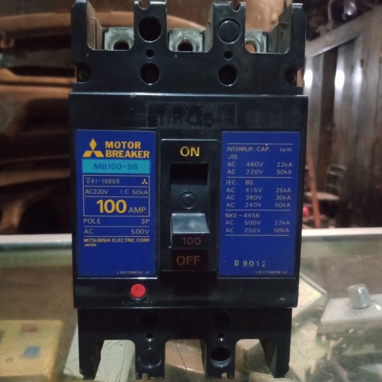 Jual mccb breaker nfb mitsubishi MB100 SS 100A | Shopee Indonesia