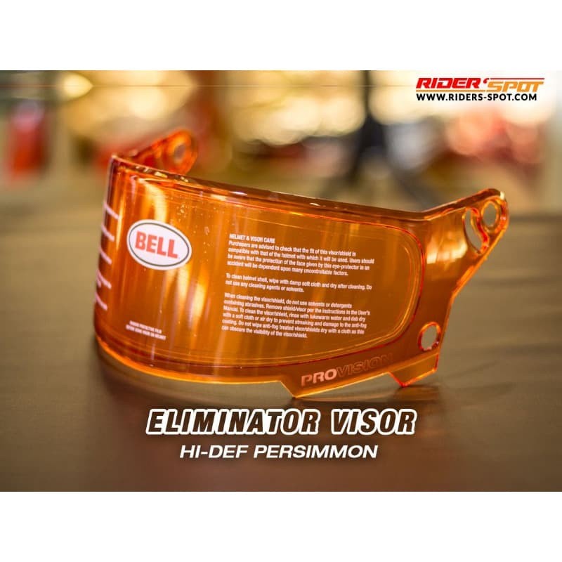 Jual Visor Hi-Def Red Pesimmon Bell Eliminator Kaca Helm Motor Original ...