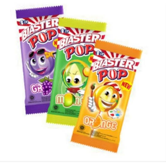 Jual Permen lolipop blaster pop (1 renceng 12pcs ) permen enak dan ...
