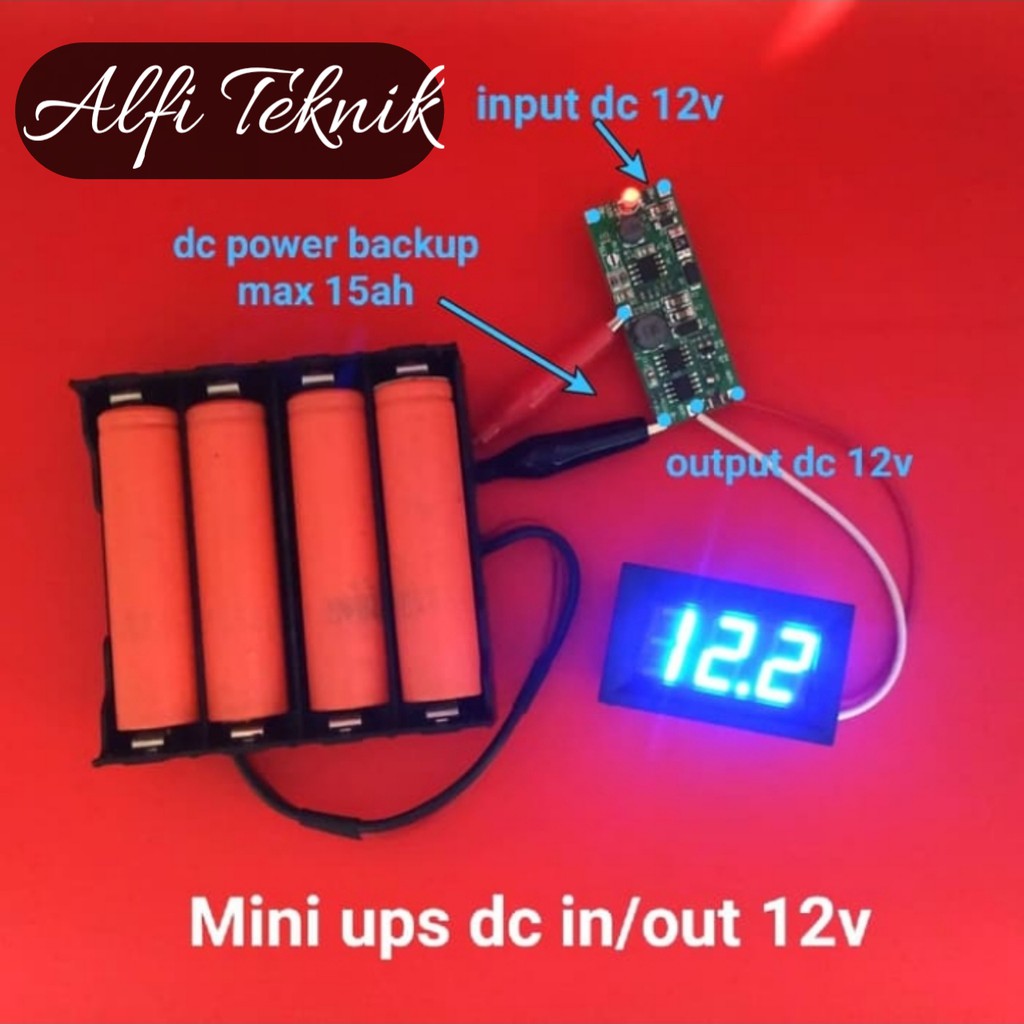 Jual Modul UPS DC power backup auto charge 18650 5v 9v 12v | Shopee ...