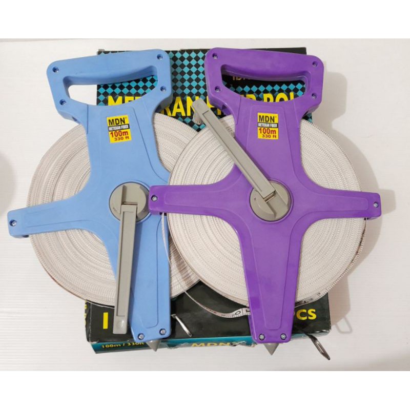 Jual Meteran Tancap Gulung Fiber Roll 100 Meter bangunan Meteran Tancap ...